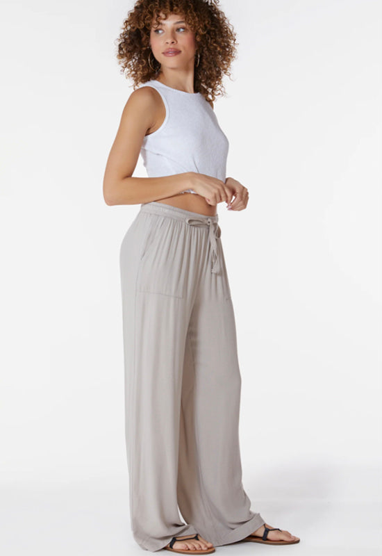 Bobi - Wide Leg Pant Tan – Whisper Boutiques